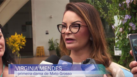 MidiaNews | Virginia Mendes doa eletrônicos para Hospital de Câncer de MT e integra campanha LEVE
