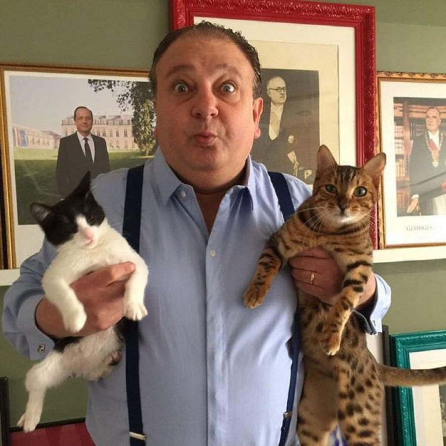 MidiaNews | Após memes, Erick Jacquin adota gato e dá nome de ‘Tompero’